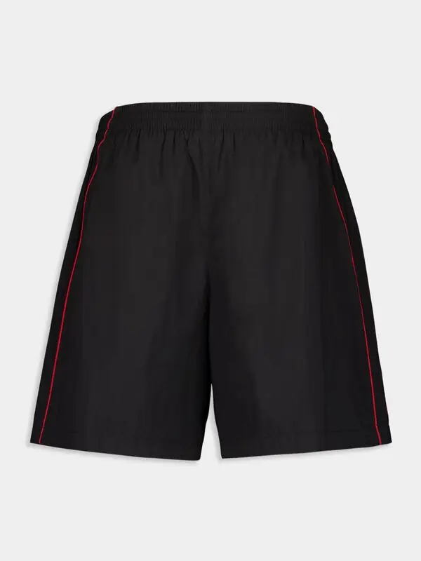 Balenciaga Washed Nylon Relaxed Fit Shorts