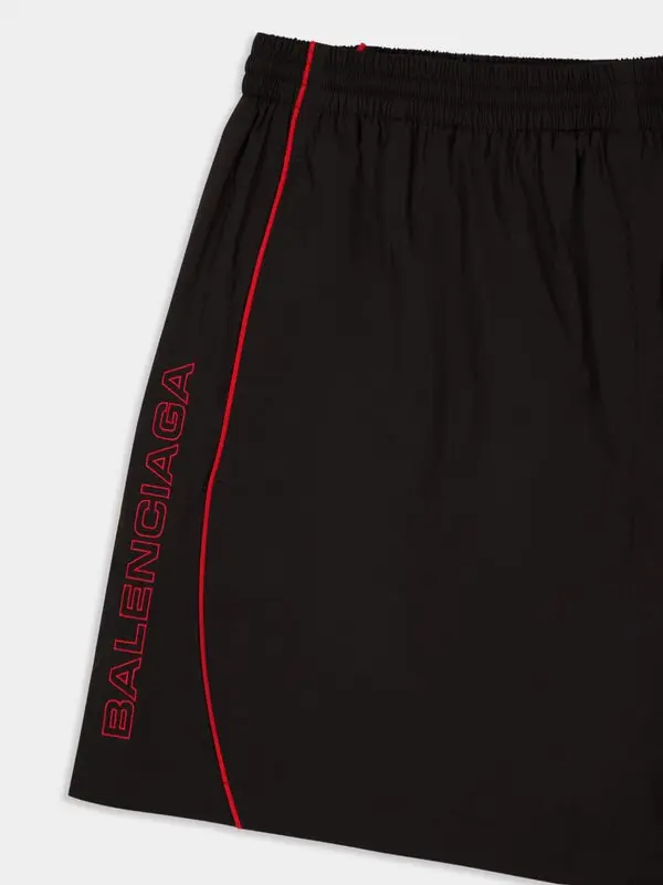 Balenciaga Washed Nylon Relaxed Fit Shorts