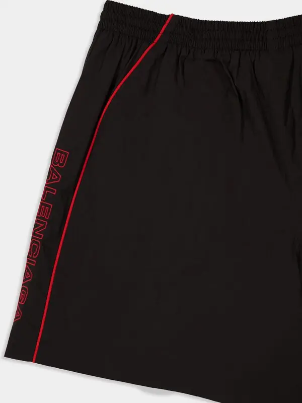 Balenciaga Washed Nylon Relaxed Fit Shorts