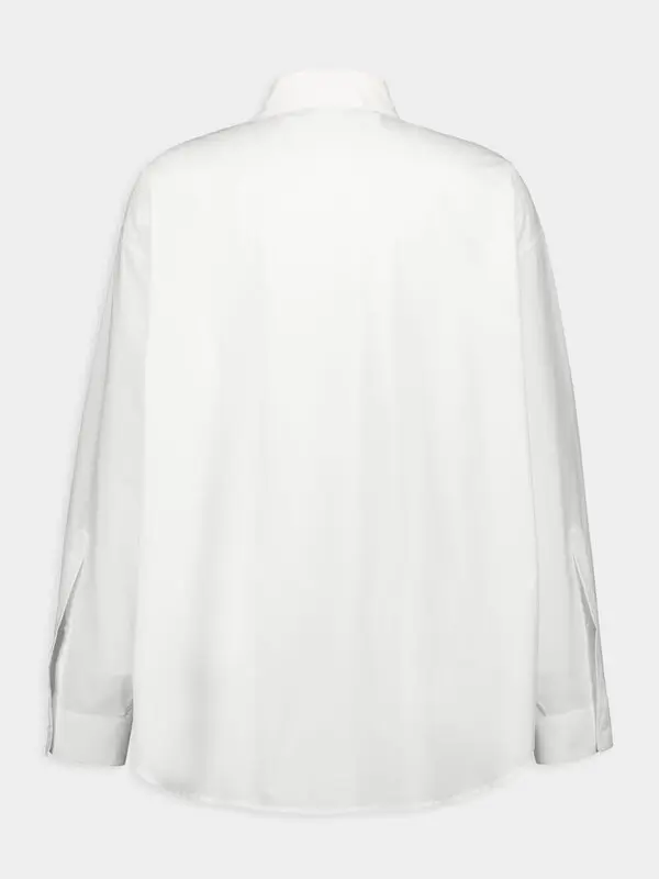 Balenciaga Minimal Poplin Shirt - White