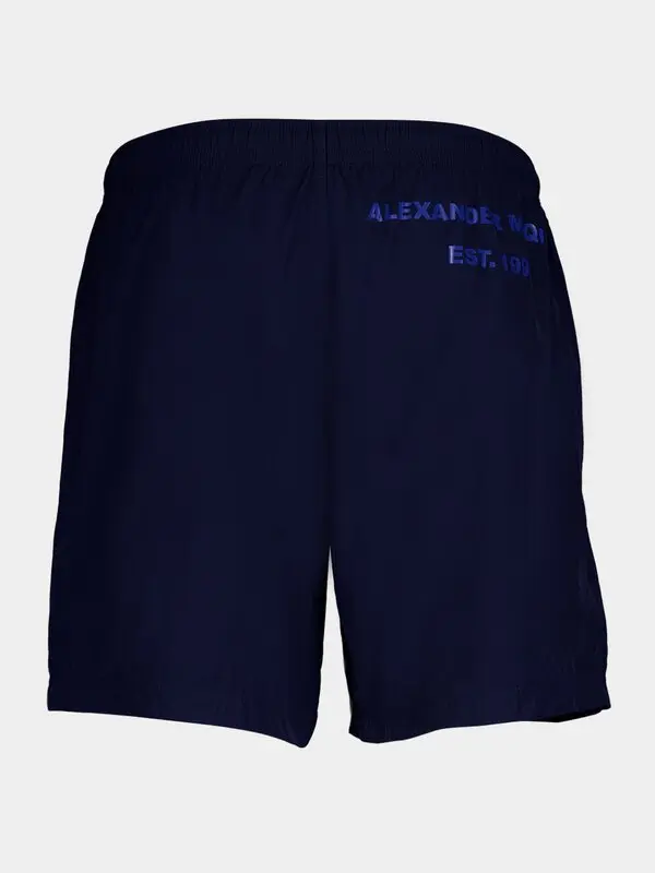 Alexander McQueen Logo-print Swim Shorts
