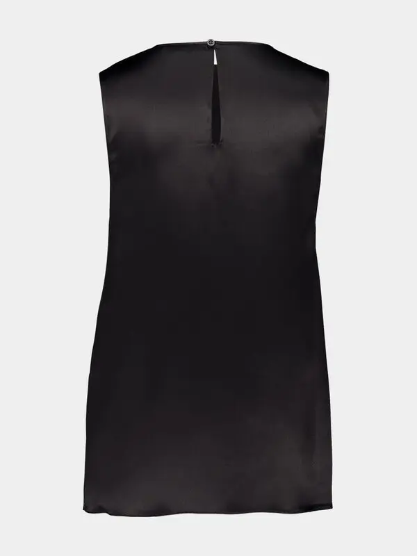 TOM FORD Sleeveless Silk Charmeuse Top