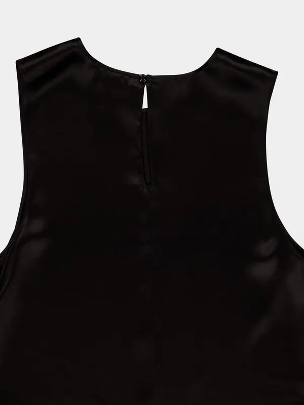 TOM FORD Sleeveless Silk Charmeuse Top
