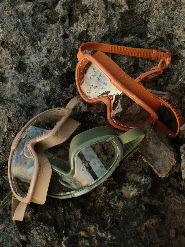 PETITES POMMES Carl Swim Goggles - Orange