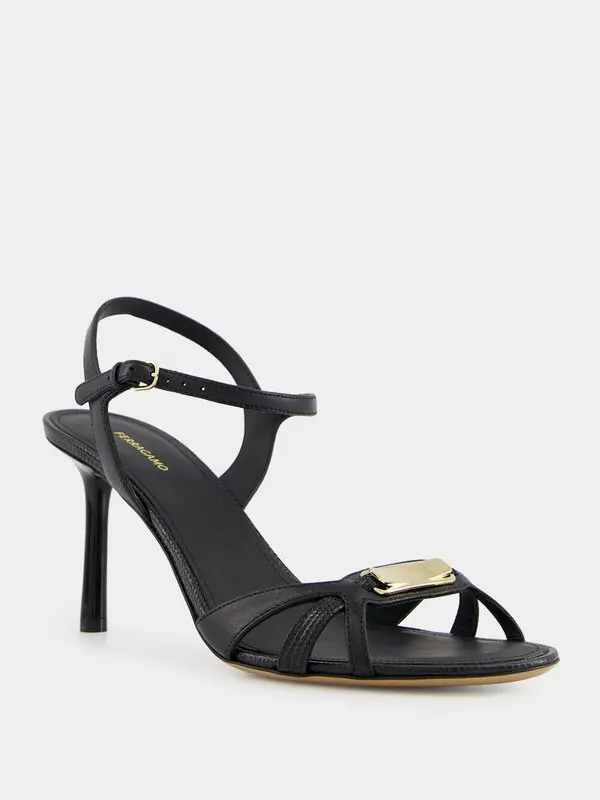 FERRAGAMO Strappy Sandal With Vara Buckle