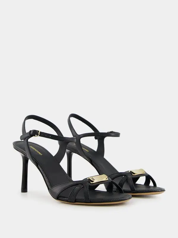 FERRAGAMO Strappy Sandal With Vara Buckle