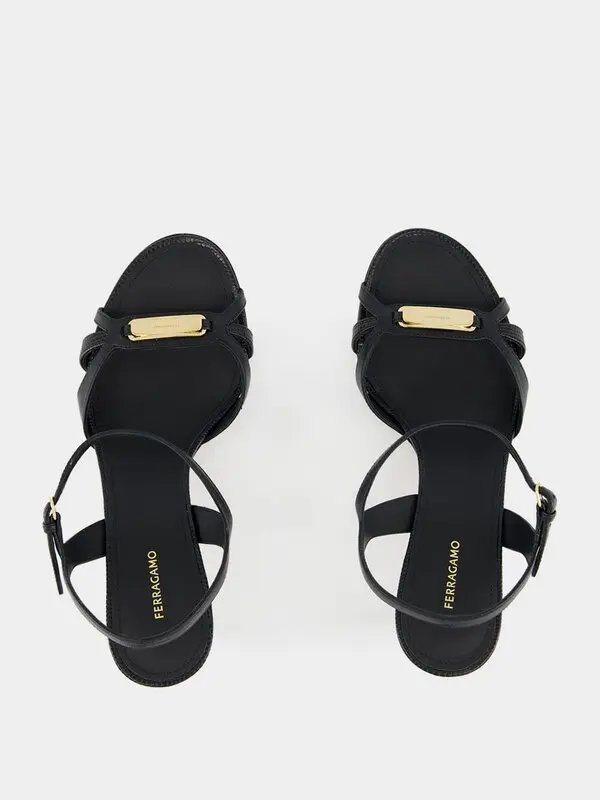 FERRAGAMO Strappy Sandal With Vara Buckle