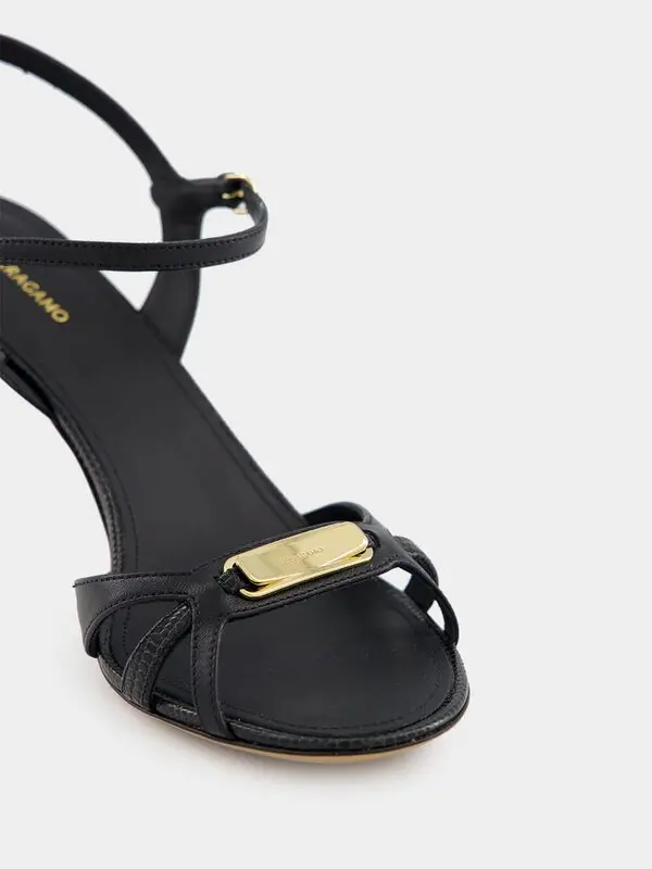 FERRAGAMO Strappy Sandal With Vara Buckle