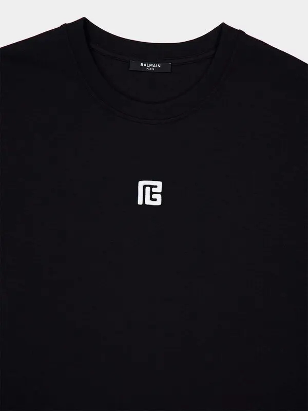 Balmain Regular Fit Small Logo T-shirt