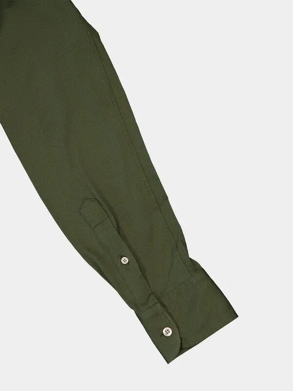 Boglioli Classic Collar Cotton Shirt - Green