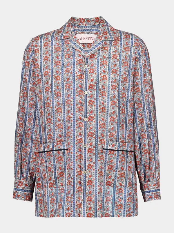 Valentino Garavani Voyage Imaginarie Long-sleeve Shirt - Multicolour
