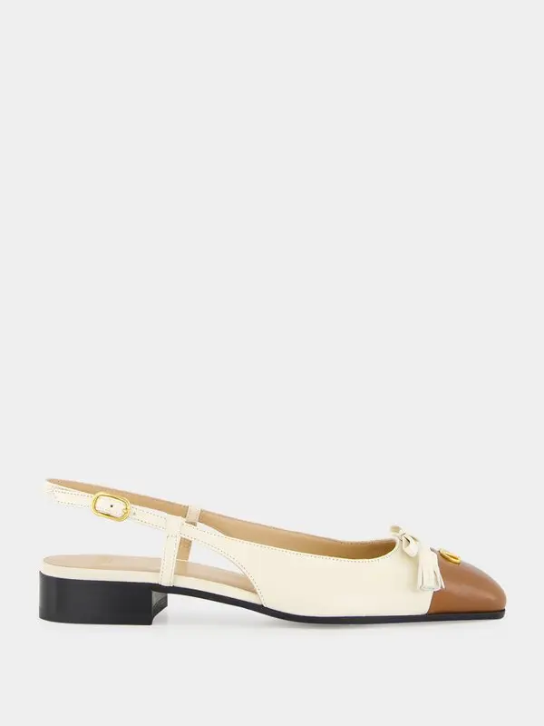 Valentino Garavani Valet Du Roi Slingback Ballerina - Multicolour