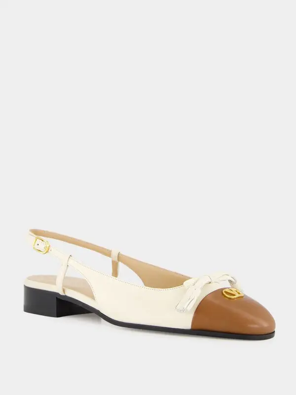 Valentino Garavani Valet Du Roi Slingback Ballerina