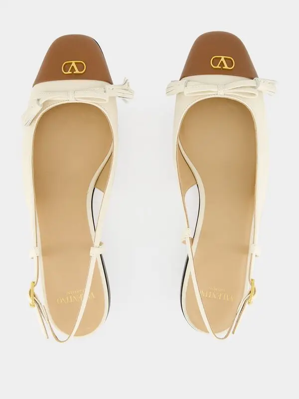 Valentino Garavani Valet Du Roi Slingback Ballerina