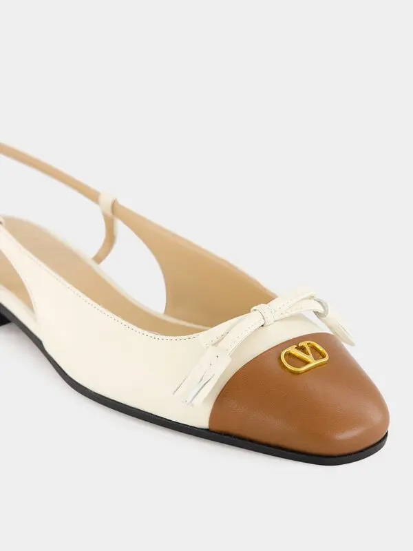 Valentino Garavani Valet Du Roi Slingback Ballerina