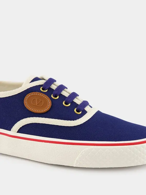 Valentino Garavani Nojoke Canvas Trainers - Blue