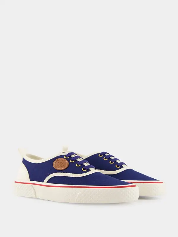 Valentino Garavani Nojoke Canvas Trainers - Blue