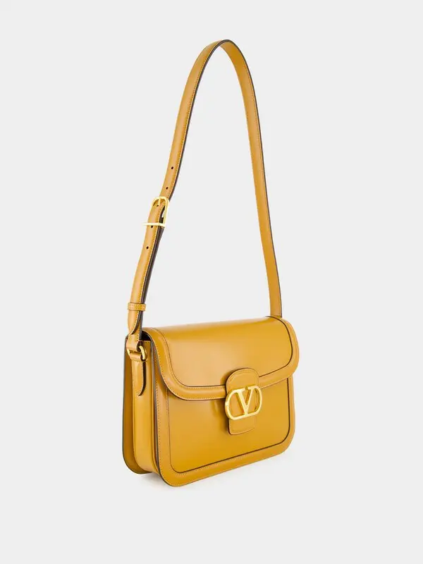Valentino Garavani 9to5 Leather Shoulder Bag - Orange