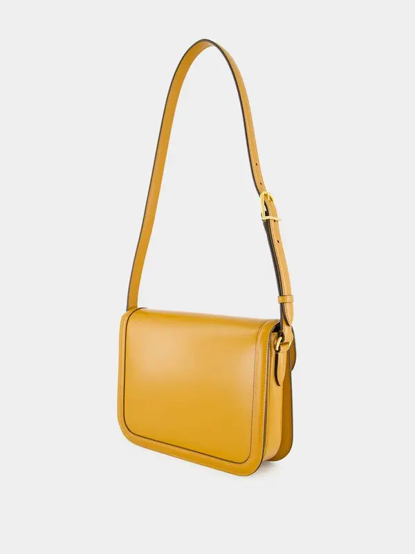 Valentino Garavani 9to5 Leather Shoulder Bag - Orange
