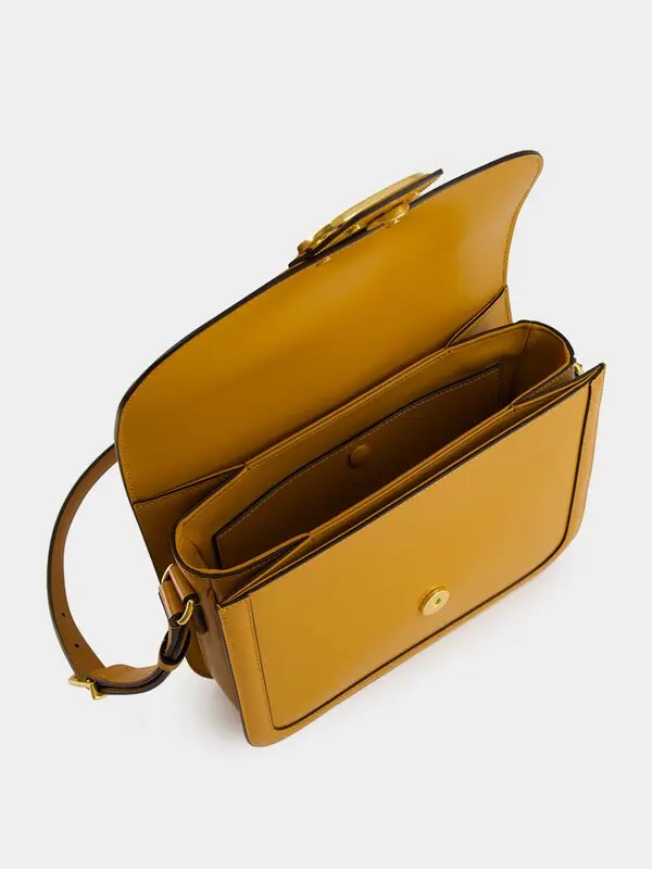 Valentino Garavani 9to5 Leather Shoulder Bag - Orange