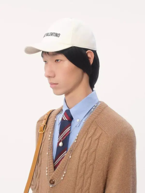 Valentino Garavani Embroidered Cotton Baseball Cap