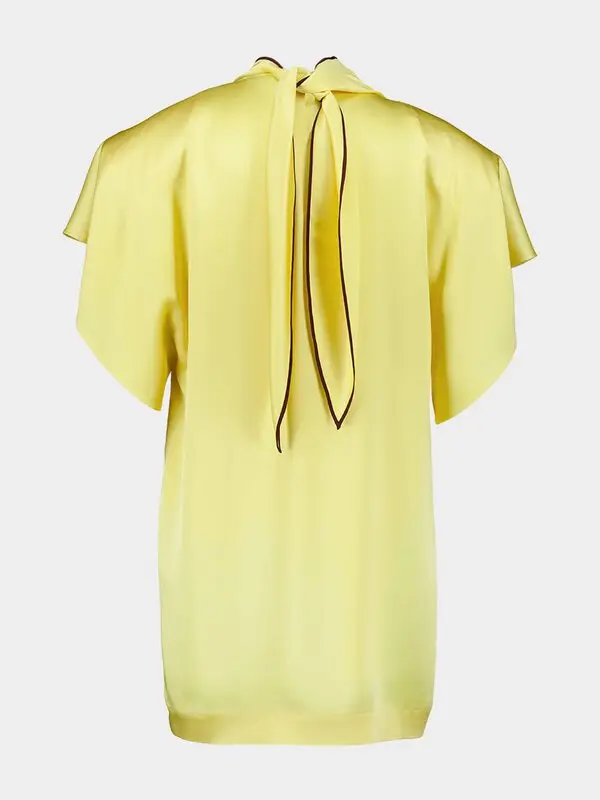 Stella McCartney Tie Neck Mini Dress