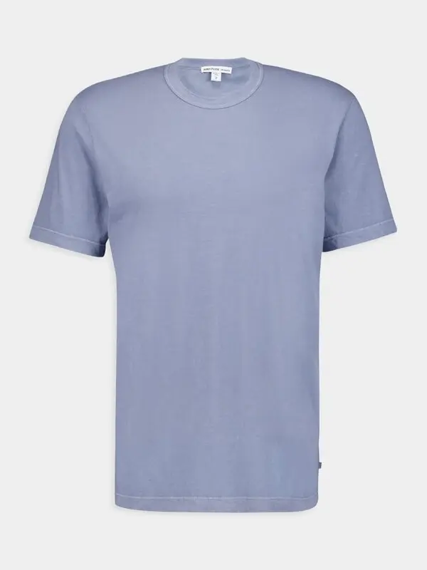 JAMES PERSE Short Sleeve Crew Neck T-shirt - Blue