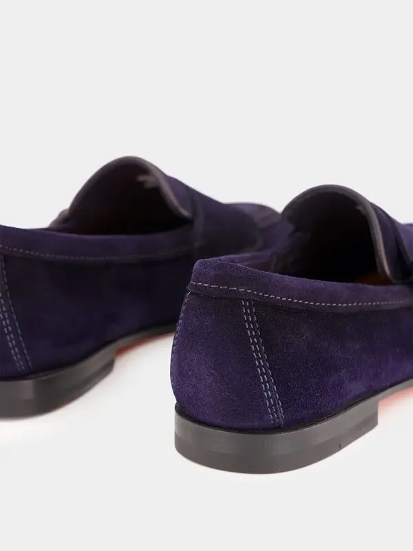 Santoni Suede Formal Loafers