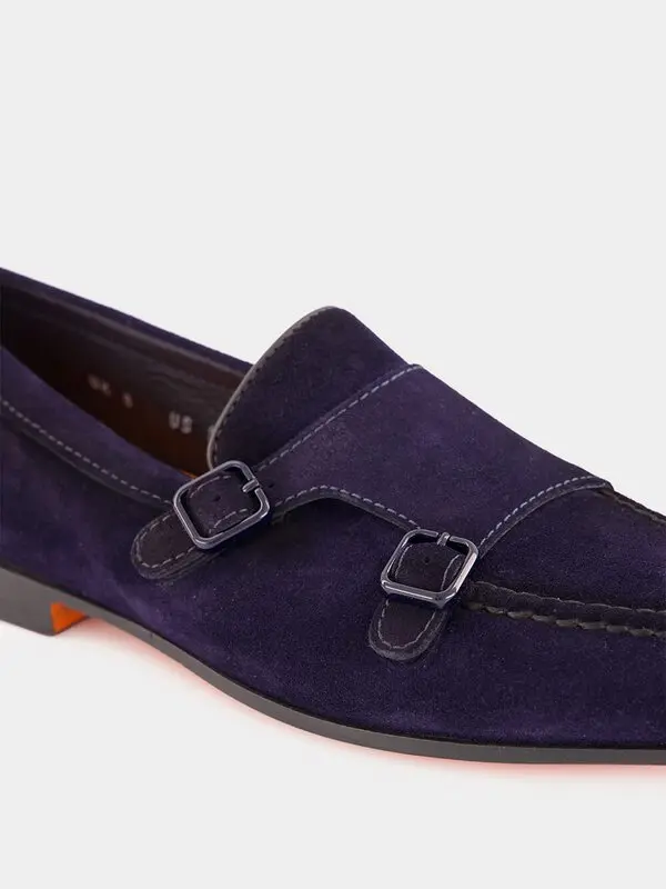 Santoni Suede Formal Loafers