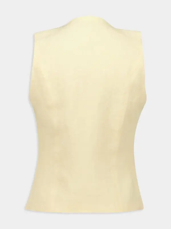 PAULA Leo Linen Vest
