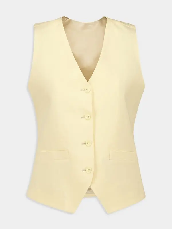 PAULA Leo Linen Vest