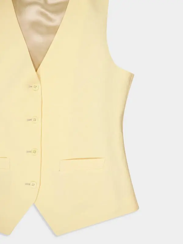 PAULA Leo Linen Vest