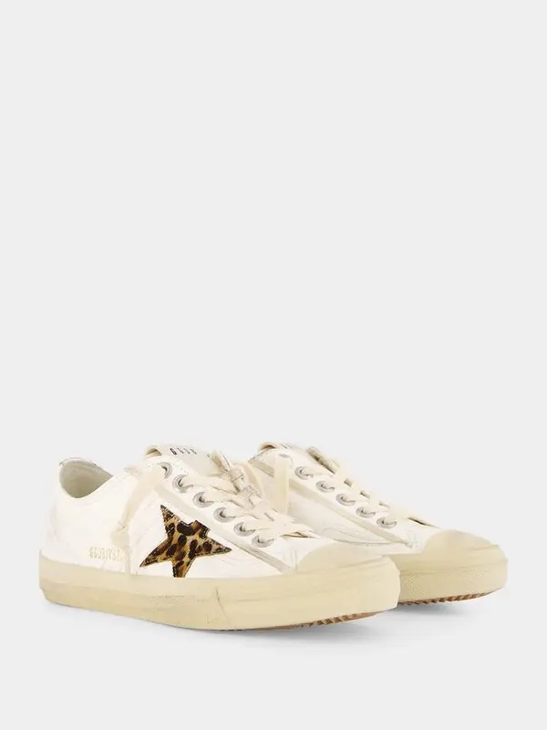 GOLDEN GOOSE V-star Ltd Sneakers With Pony Skin Star