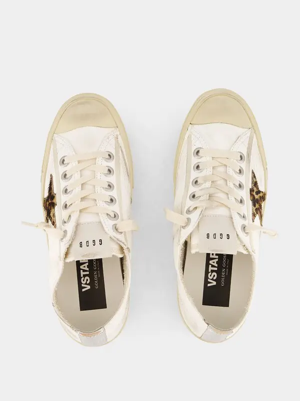 GOLDEN GOOSE V-star Ltd Sneakers With Pony Skin Star