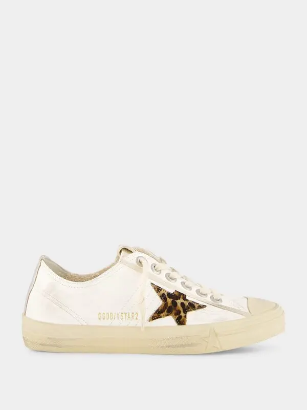 GOLDEN GOOSE V-star Ltd Sneakers With Pony Skin Star