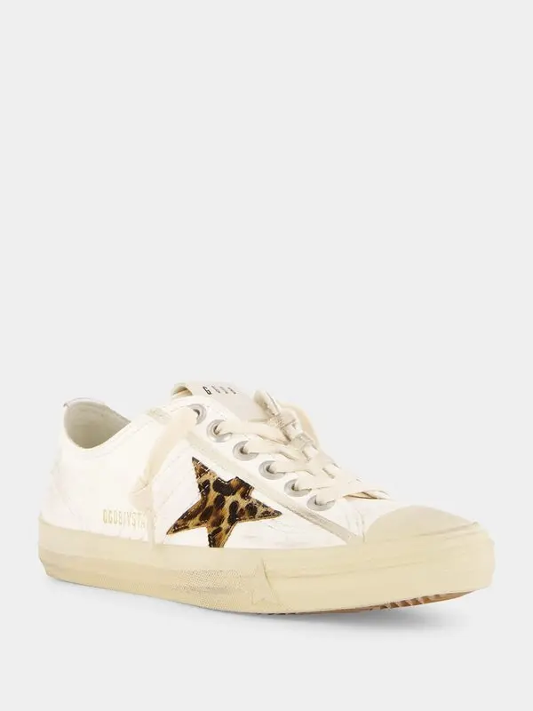 GOLDEN GOOSE V-star Ltd Sneakers With Pony Skin Star