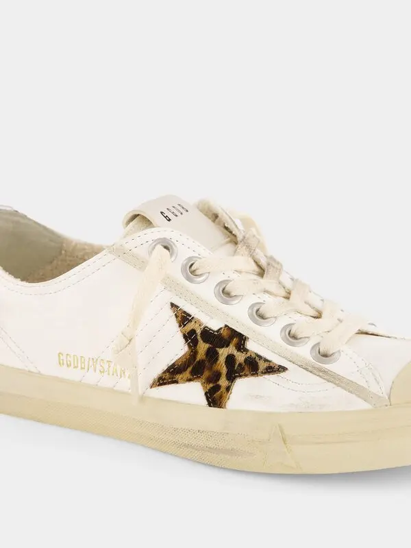 GOLDEN GOOSE V-star Ltd Sneakers With Pony Skin Star
