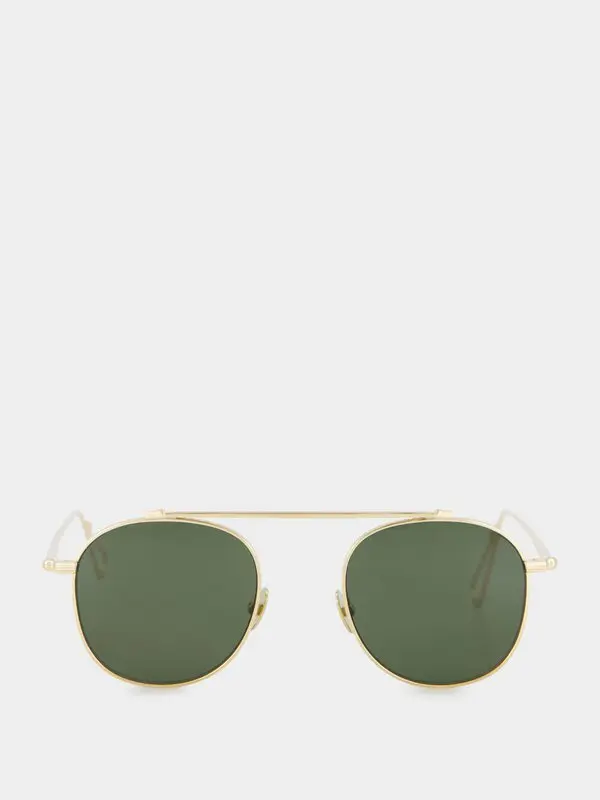 AHLEM Belleville Navigator Sunglasses - Yellow