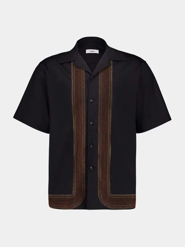 Commas Sunwaves Camp Collar Shirt