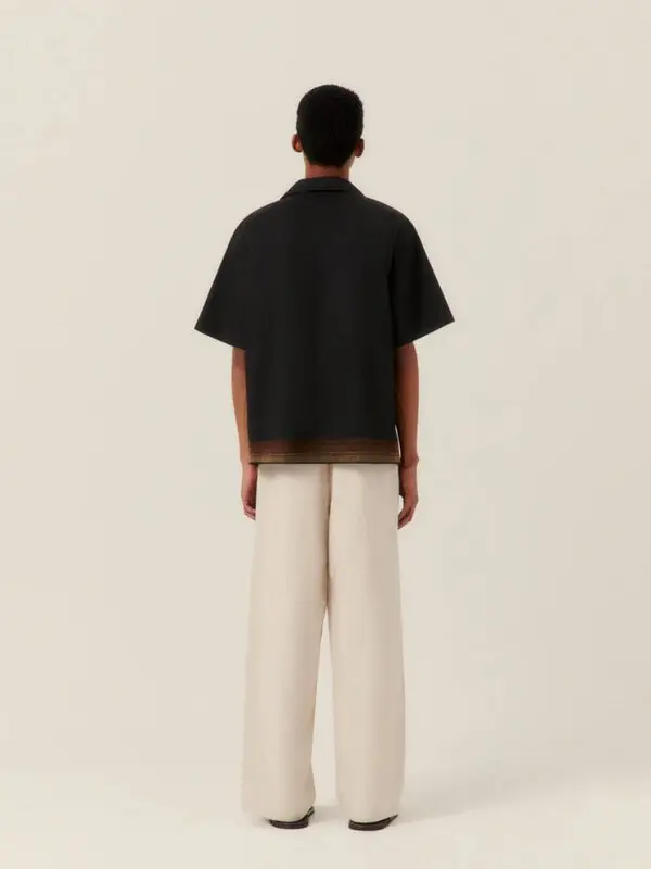 Commas Sunwaves Camp Collar Shirt