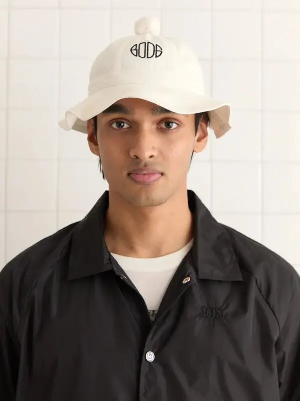 BODE Paneled Grandfather Hat - White