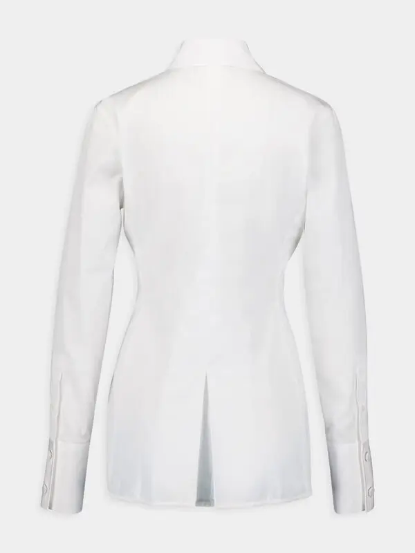 Givenchy Pleated Effect Poplin Shirt