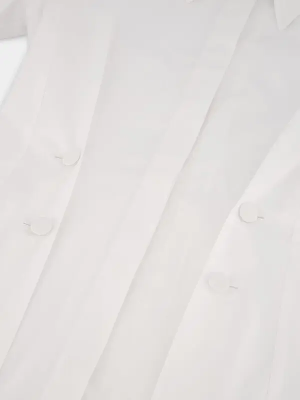 Givenchy Pleated Effect Poplin Shirt