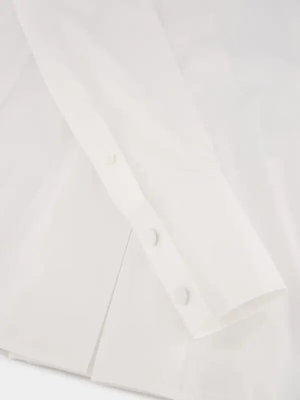 Givenchy Pleated Effect Poplin Shirt