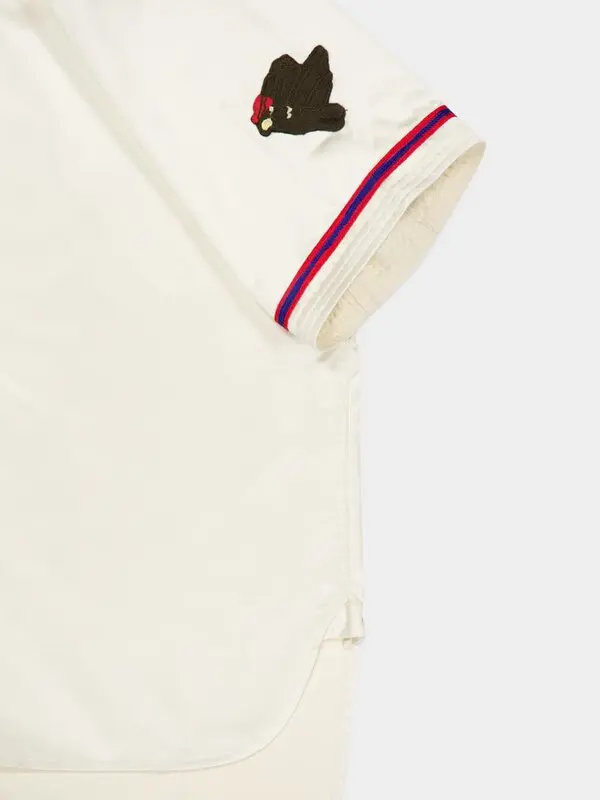 BODE Redtail Baseball Shirt - Cream