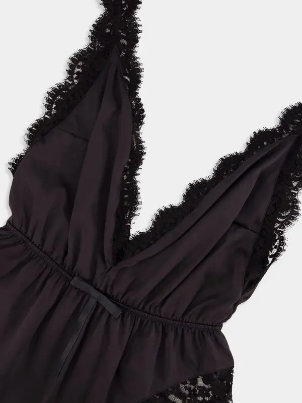 Dolce & Gabbana Lace And Satin Bodysuit