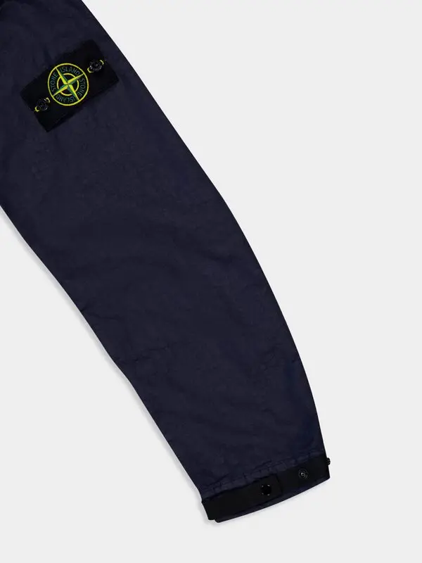 Stone Island High-neck Nylon Jacket - Blue