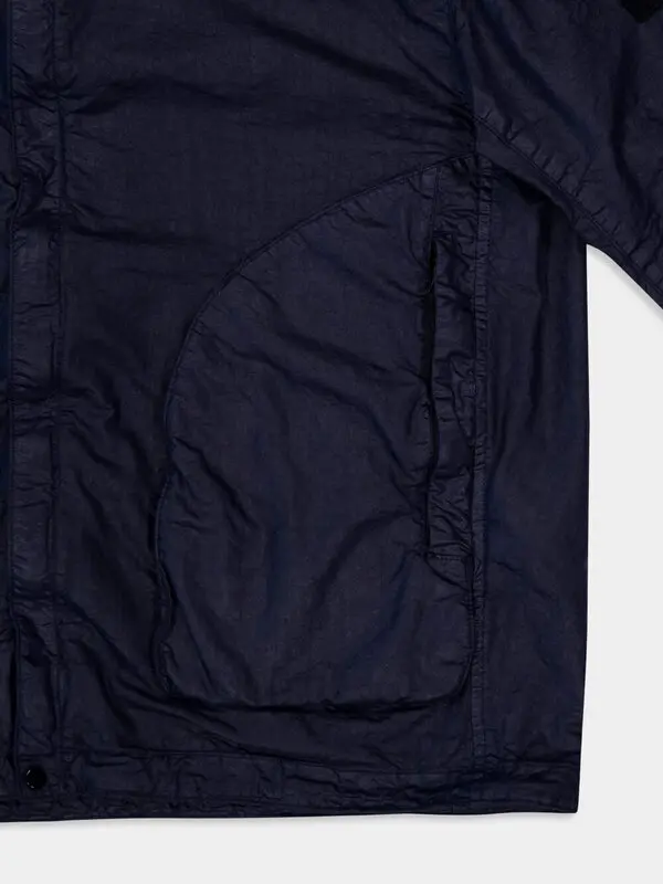 Stone Island High-neck Nylon Jacket - Blue