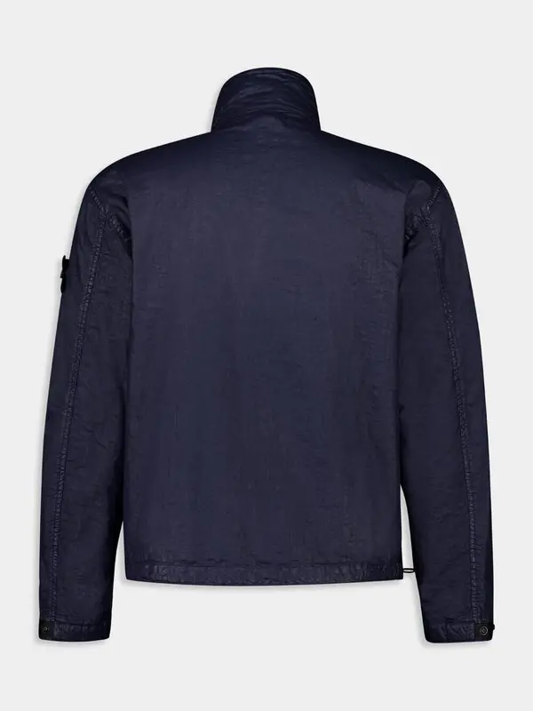 Stone Island High-neck Nylon Jacket - Blue
