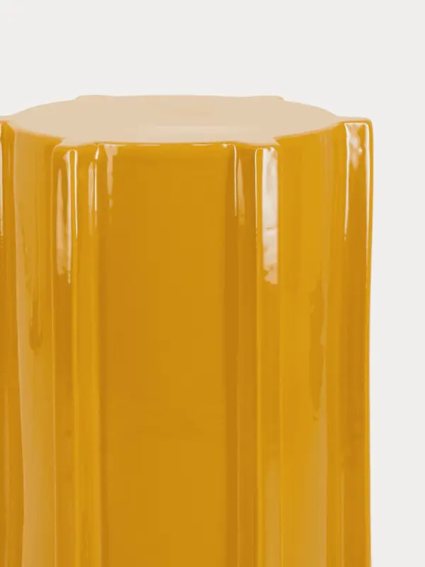SERAX Ochre Glazed Pawn Side Table